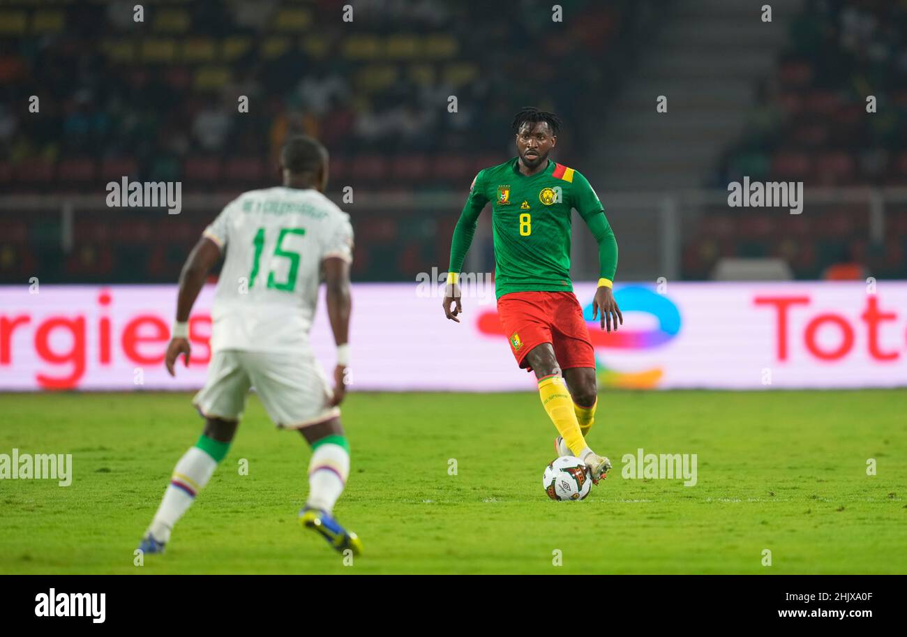 Yaounde, Cameroon, January, 24, 2022: André-Frank Zambo Anguissa of ...