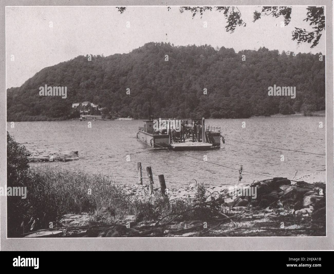 Steam Ferry on Windermere, Bowness. Westmorland (1923 Stock Photo - Alamy