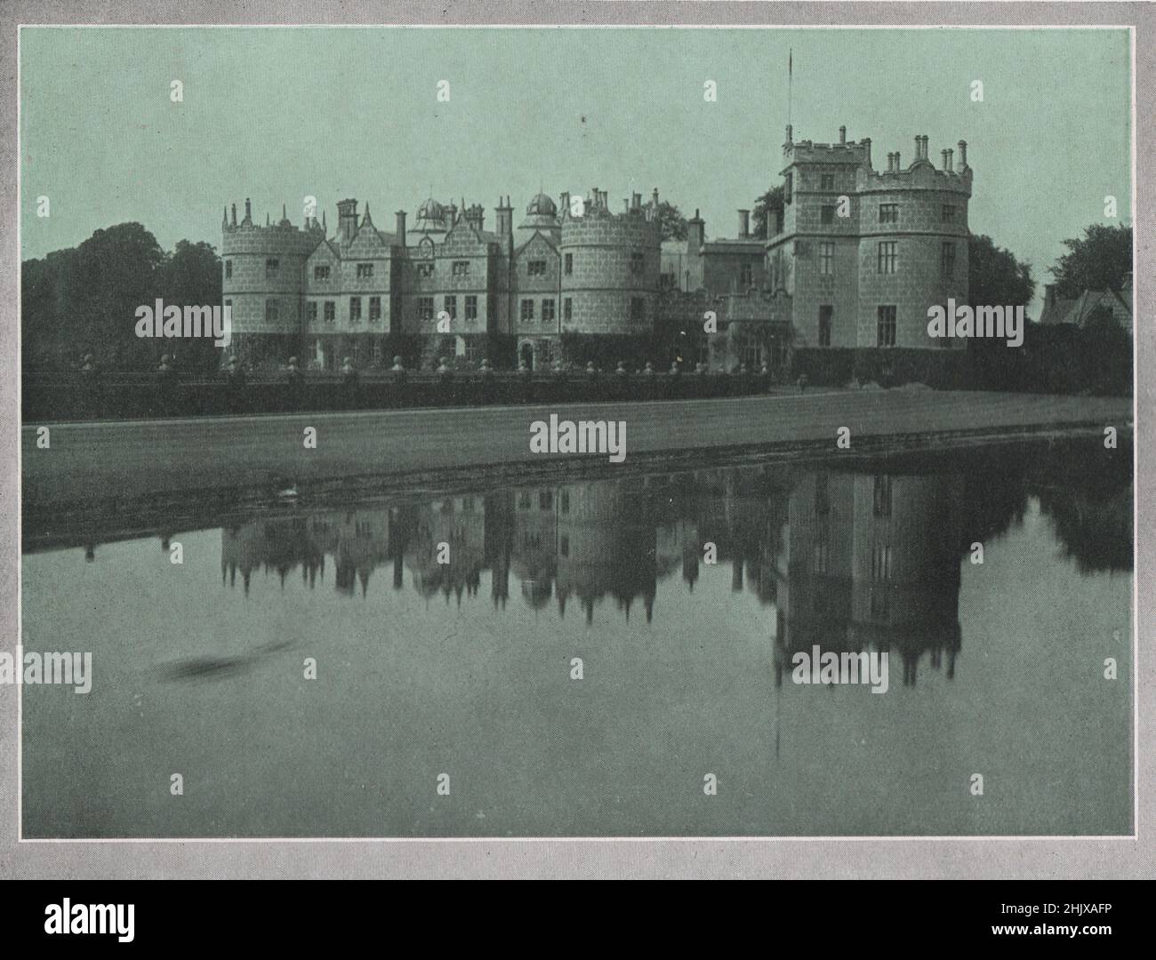 Longford Castle, from the south-east. Wiltshire (1923 Stock Photo - Alamy