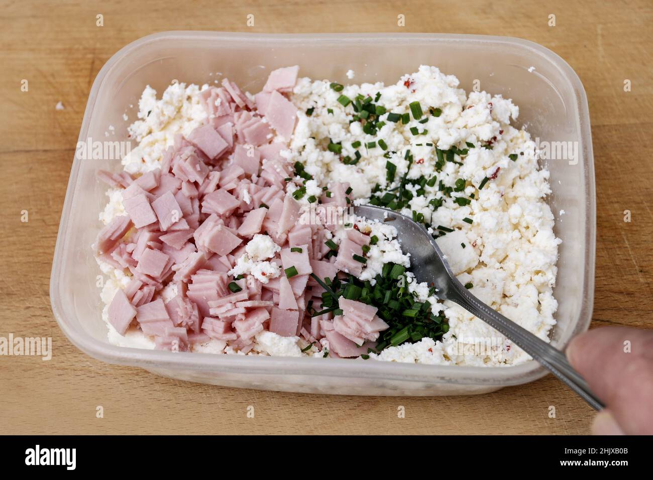 Chef at work: How to make a ham and cheese filling for traditional ...