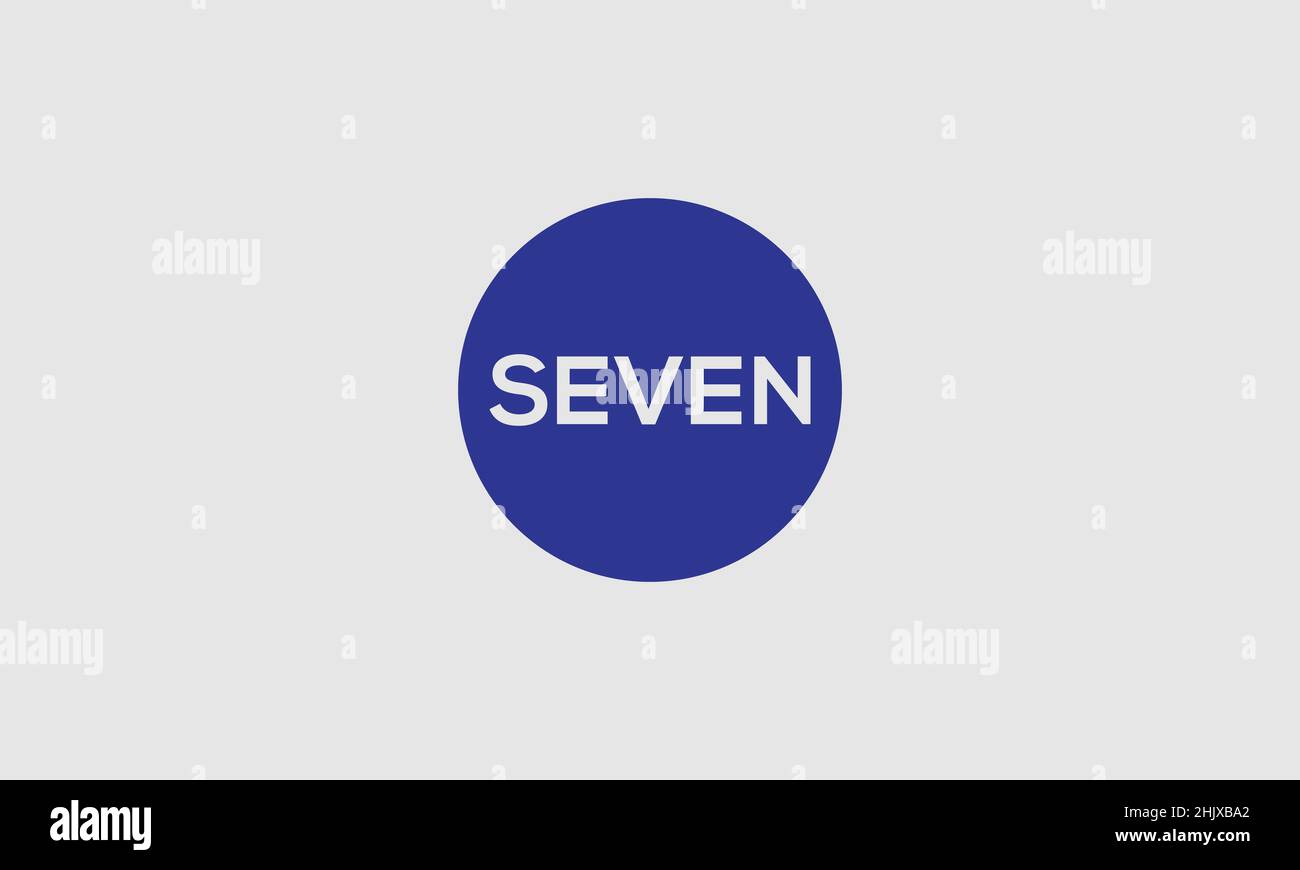 Seven letters Stock Vector Images - Alamy