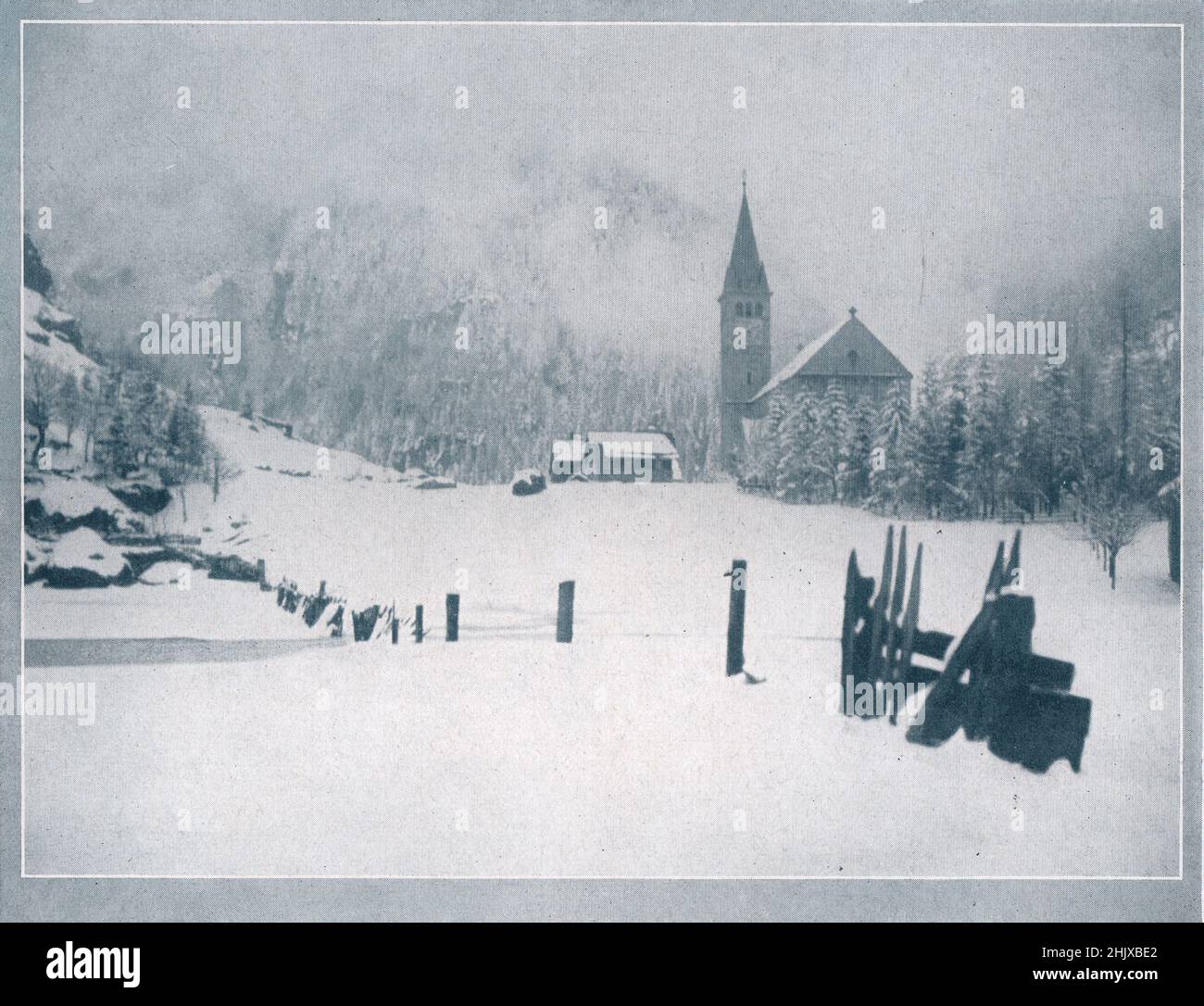 A Snowstorm at Göschenen. Switzerland (1925 Stock Photo - Alamy