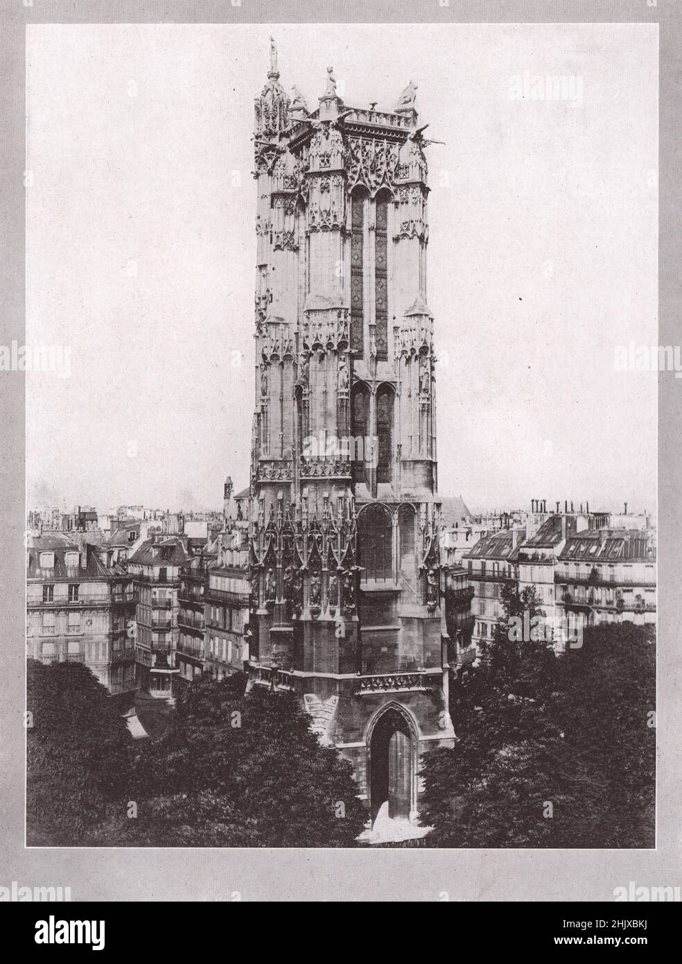 The Tour St. Jacques. Paris. France (1925 Stock Photo - Alamy