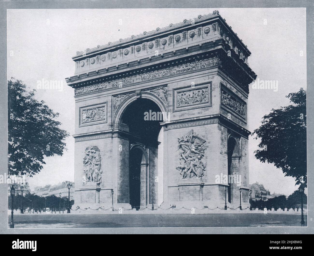 The Arc De'Triomphe. Paris. France (1925 Stock Photo - Alamy