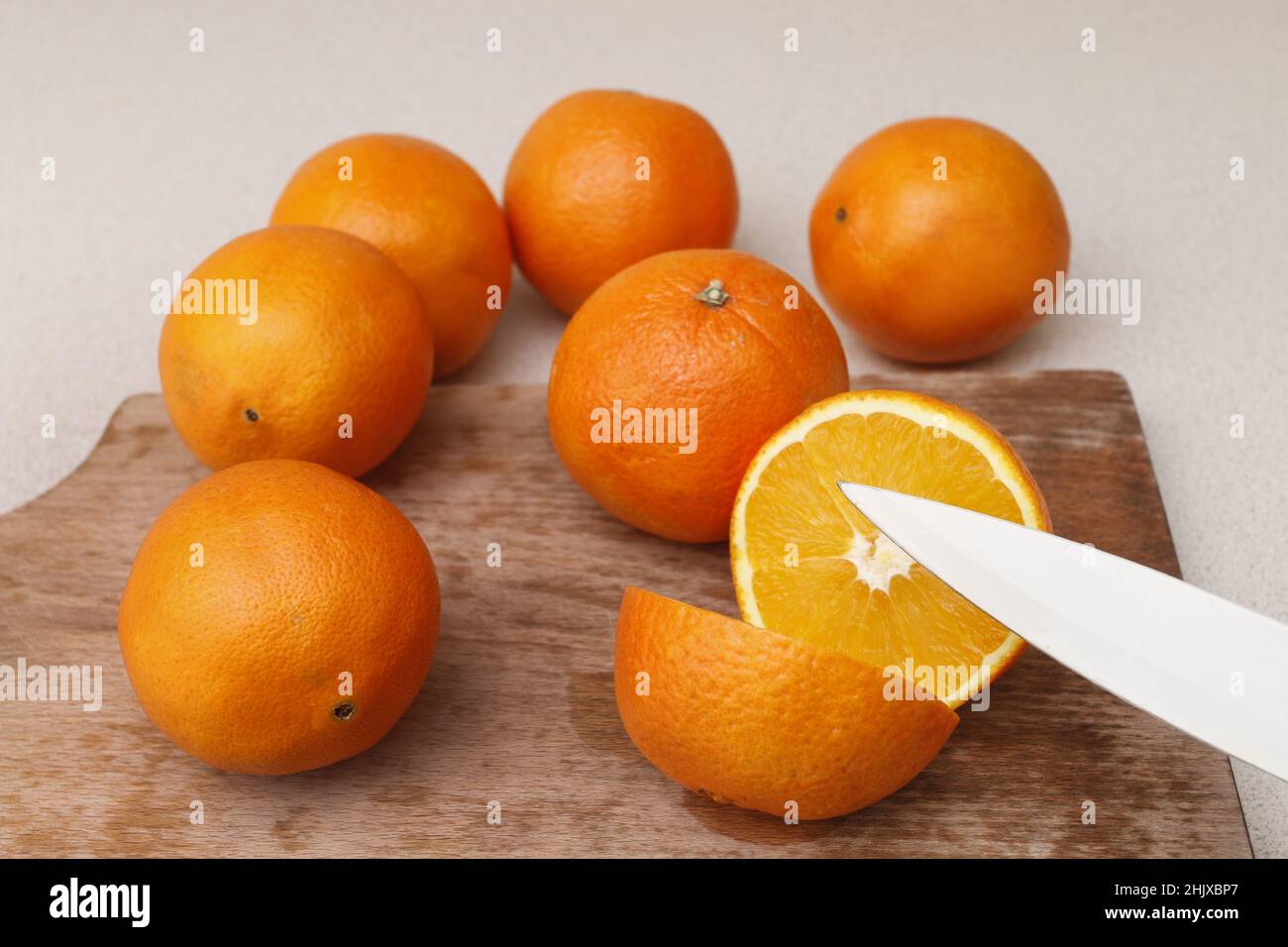 How to make a fresh orange juice. Step by step, tutorial. Healthy food ...