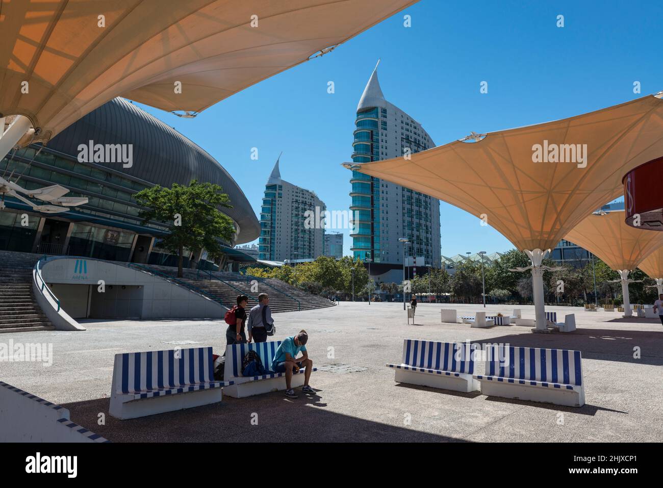 Area around the Altice Arena in Parque da Nacoes / EXPO 98. Lisbon ...