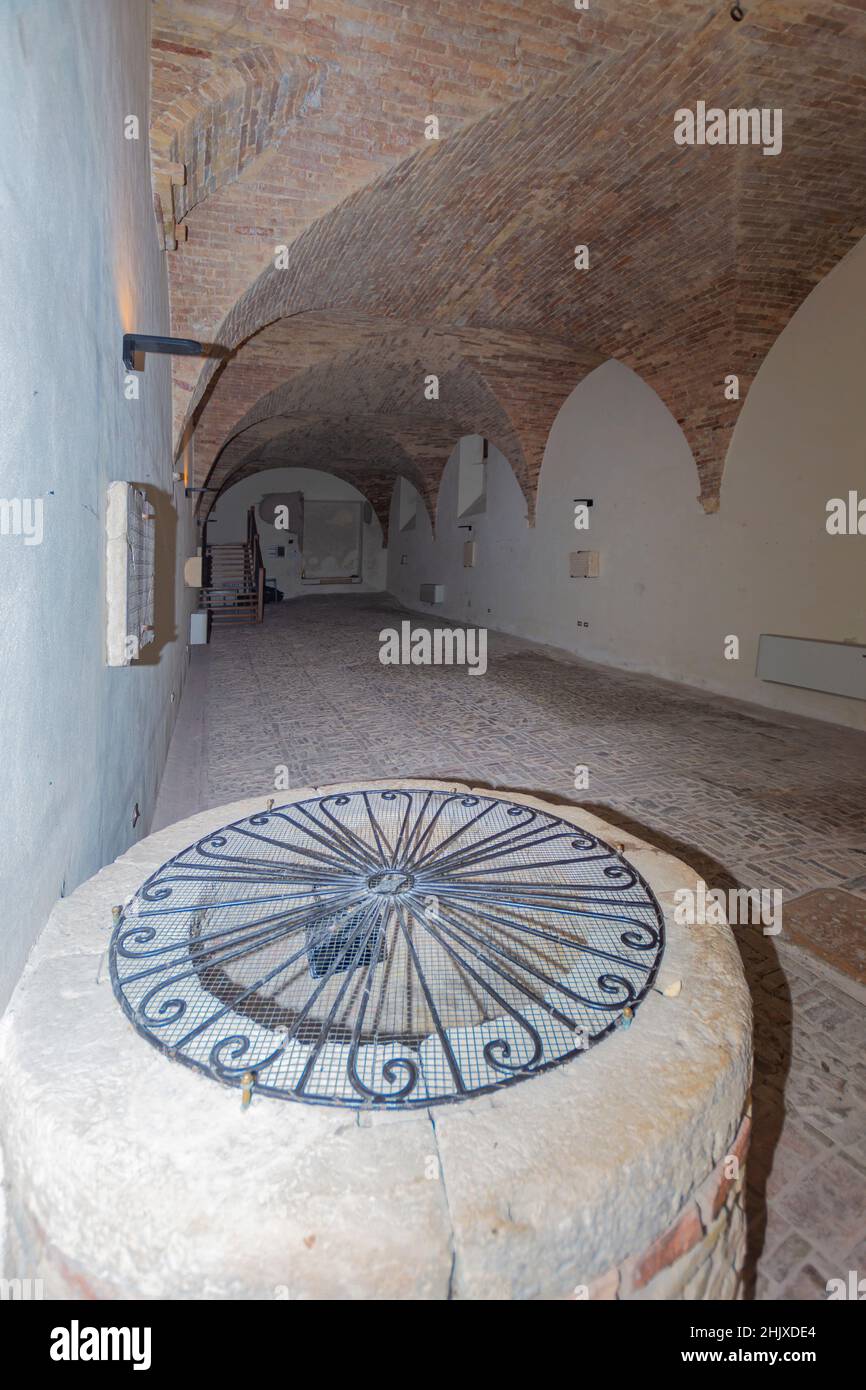 Old Town, Ducal Palace, Roman cisterns, Atri, Abruzzo, Italy, Europe ...