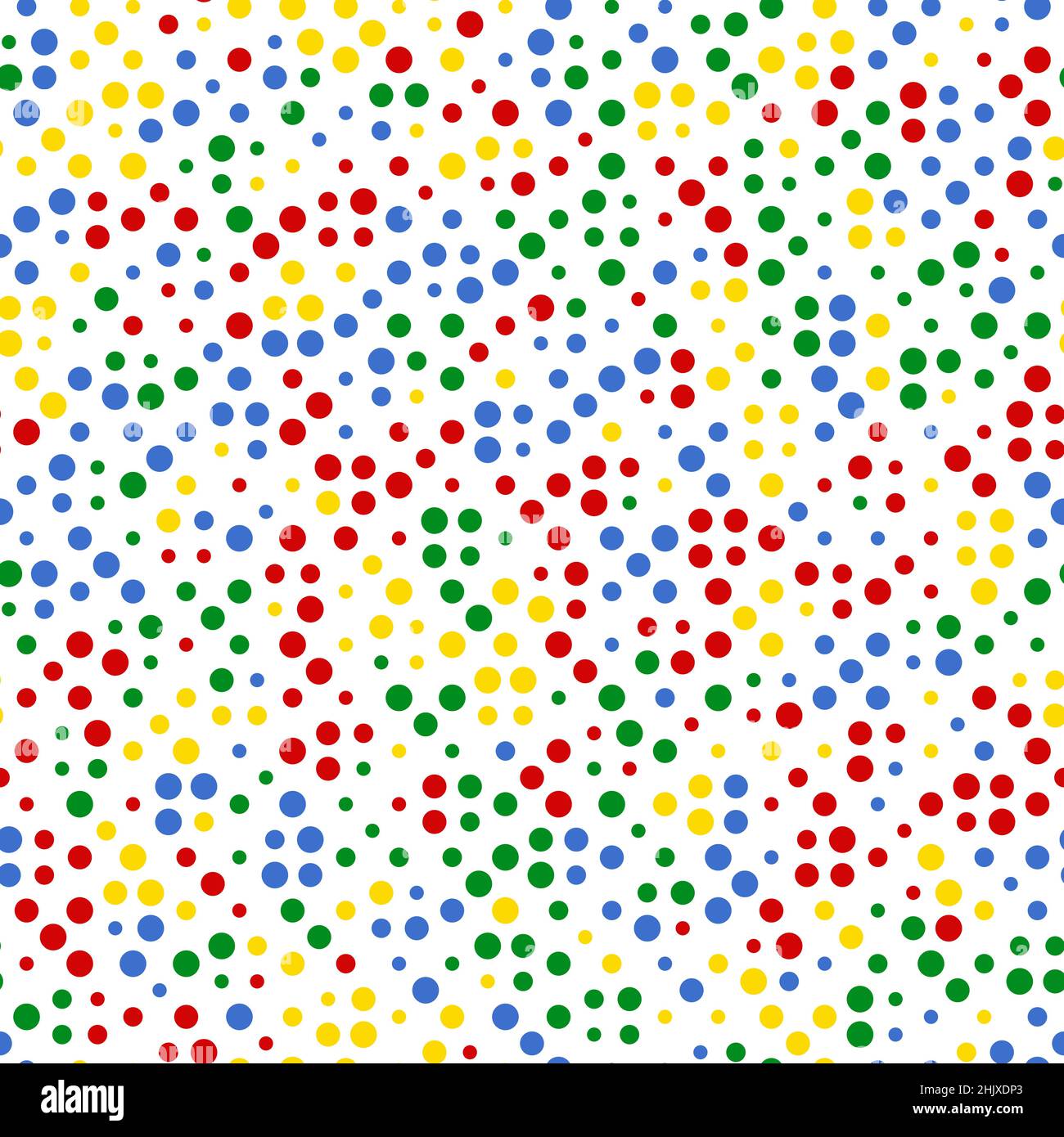 Seamless pattern art with dots random colored grid vector illustration ...