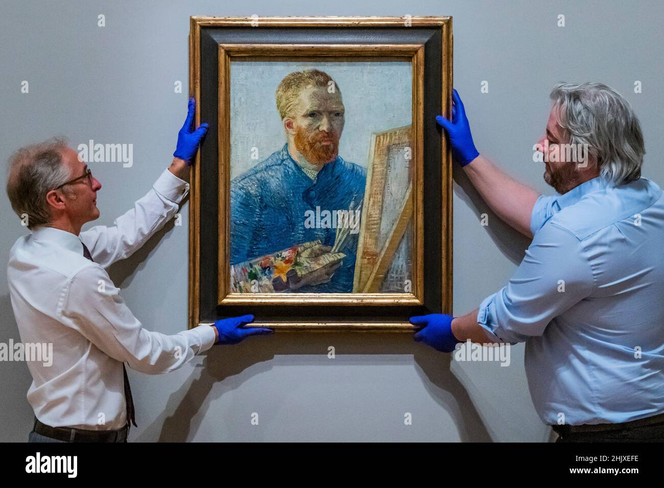 London, UK. 1st Feb, 2022. Self portrait as a painter 1888 - Vincent ...