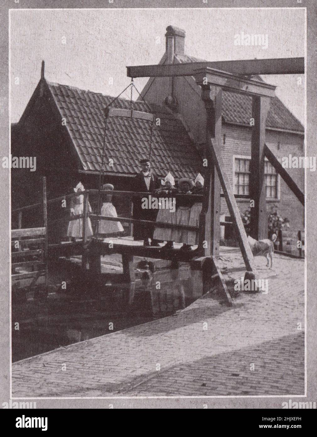 A bridge in Volendam. Netherlands. Holland (1925 Stock Photo - Alamy