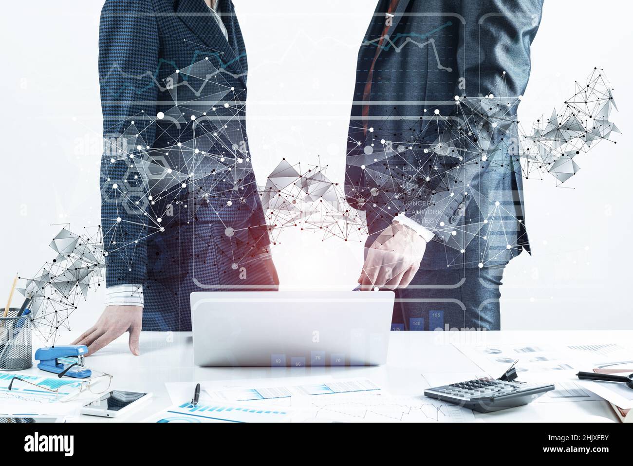 Company operational management and discussion Stock Photo - Alamy