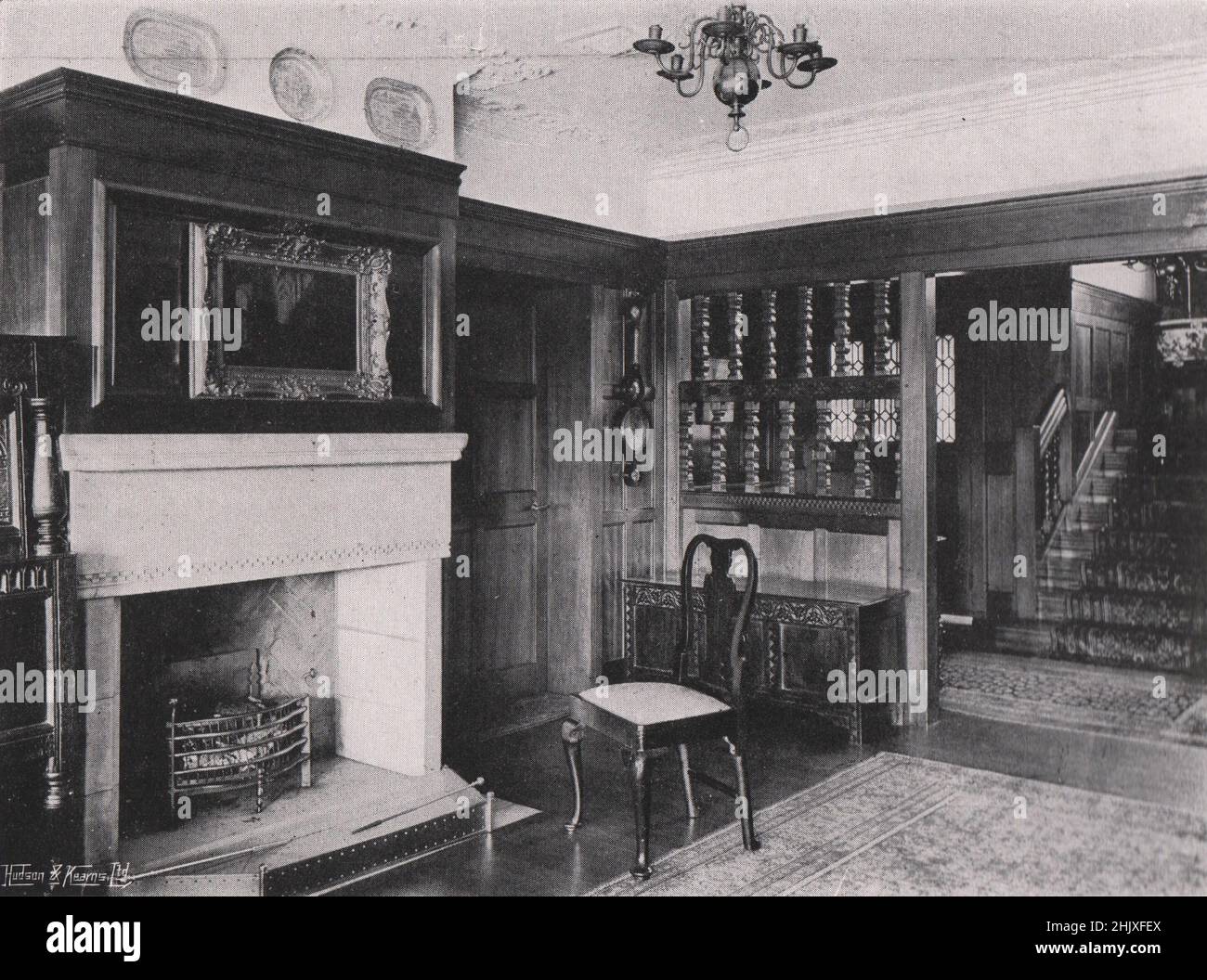 The Sitting Hall. Yorkshire. Bishopsbarns, York. - Designed by Mr ...