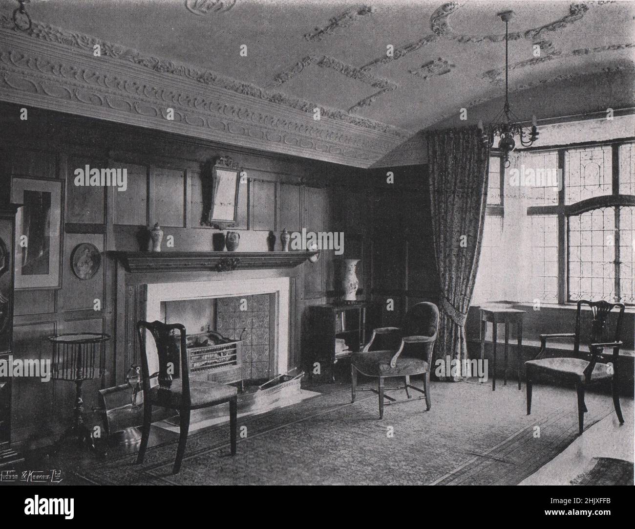 The Drawing-room. Yorkshire. Bishopsbarns, York. - Designed by Mr ...