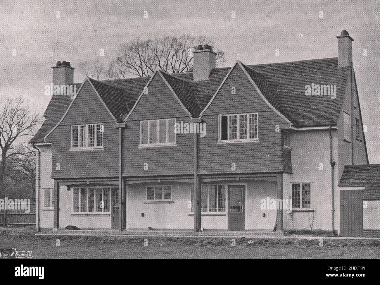 The south front. Surrey. The Cobbles, Walton Heath. - Designed by Mr. L ...