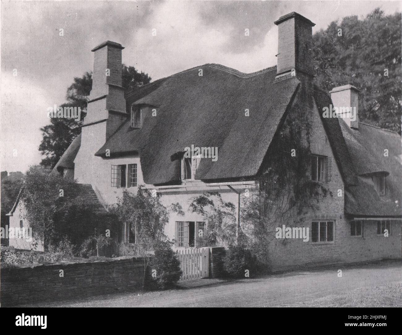 The way in from the Lane. Gloucestershire. A House at Sapperton ...