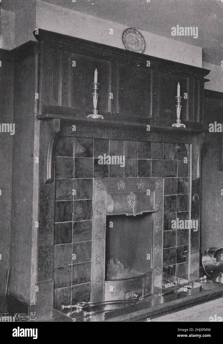 Living-room fireplace. Surrey. Elm Tree Cottage, Farnham. - Designed by ...