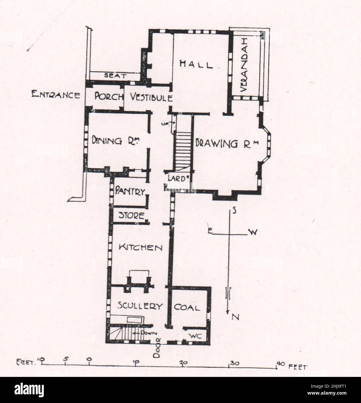 Ground plan of The Croft. Buckinghamshire. Three Little Houses ...