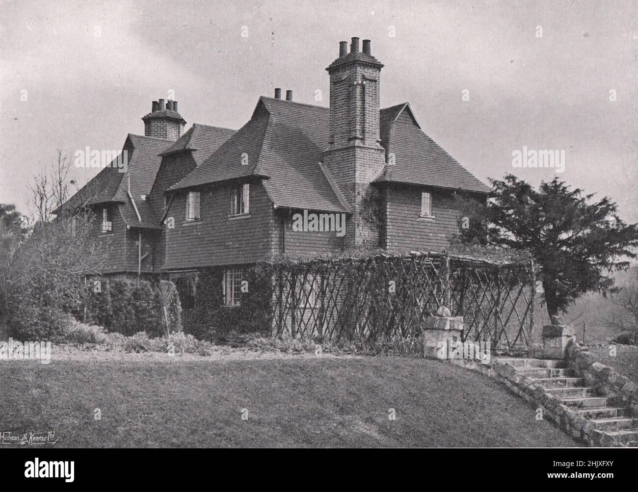 The north-west corner. Sussex. Gilham's Birch, Rotherfield. - Designed ...