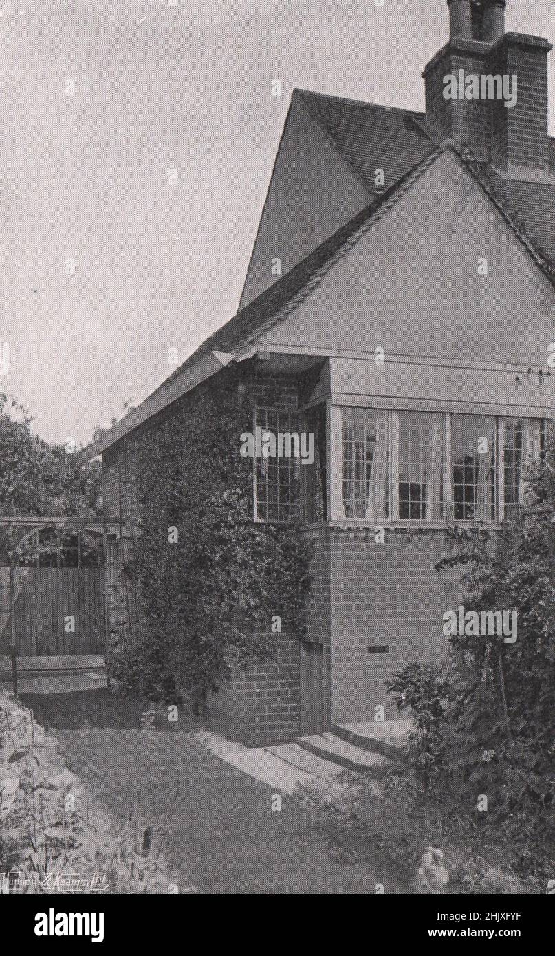 The drawing-room gable. Hampshire. Rosebank, Silchester Common ...