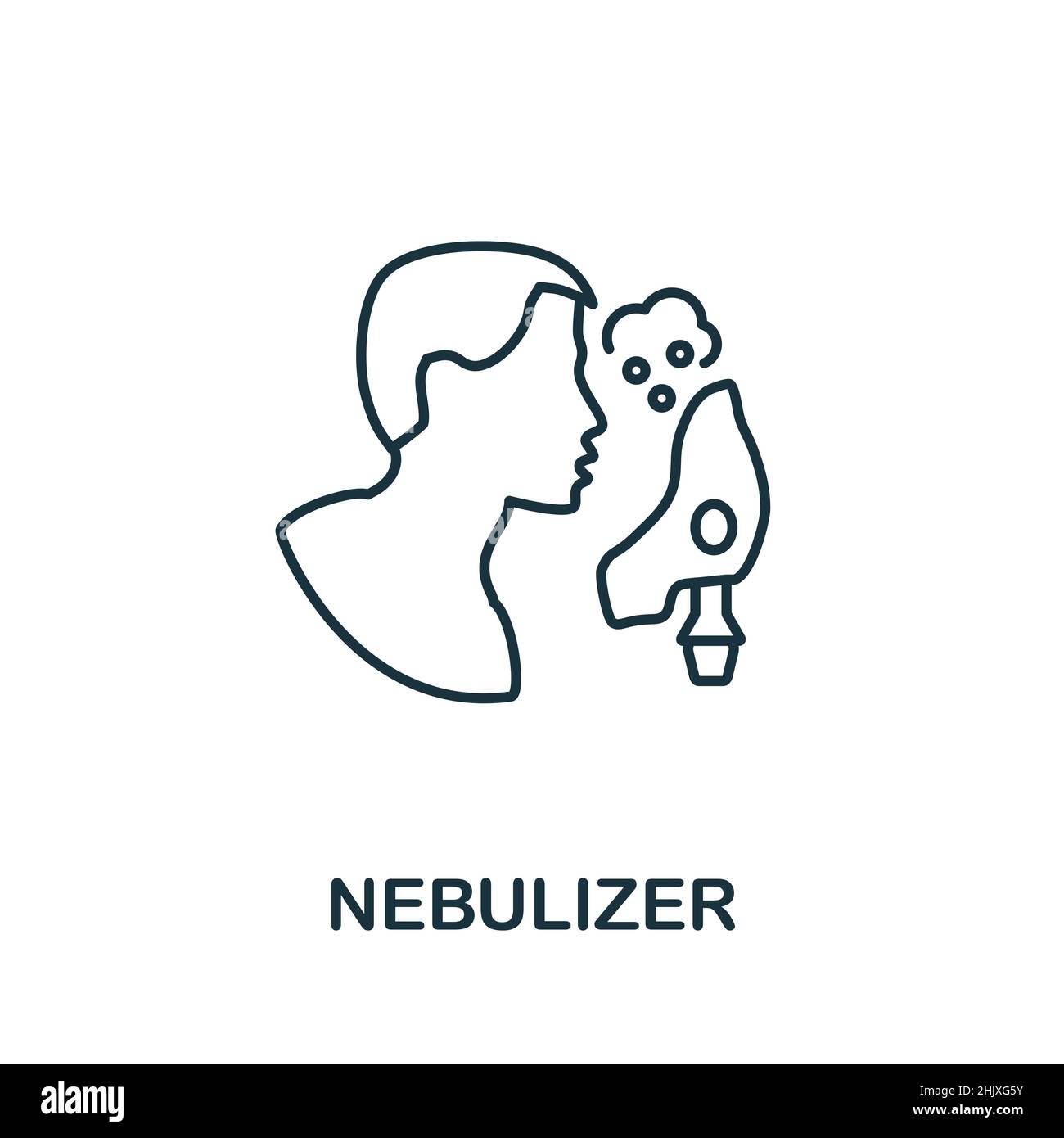 Jet nebulizer Stock Vector Images - Alamy