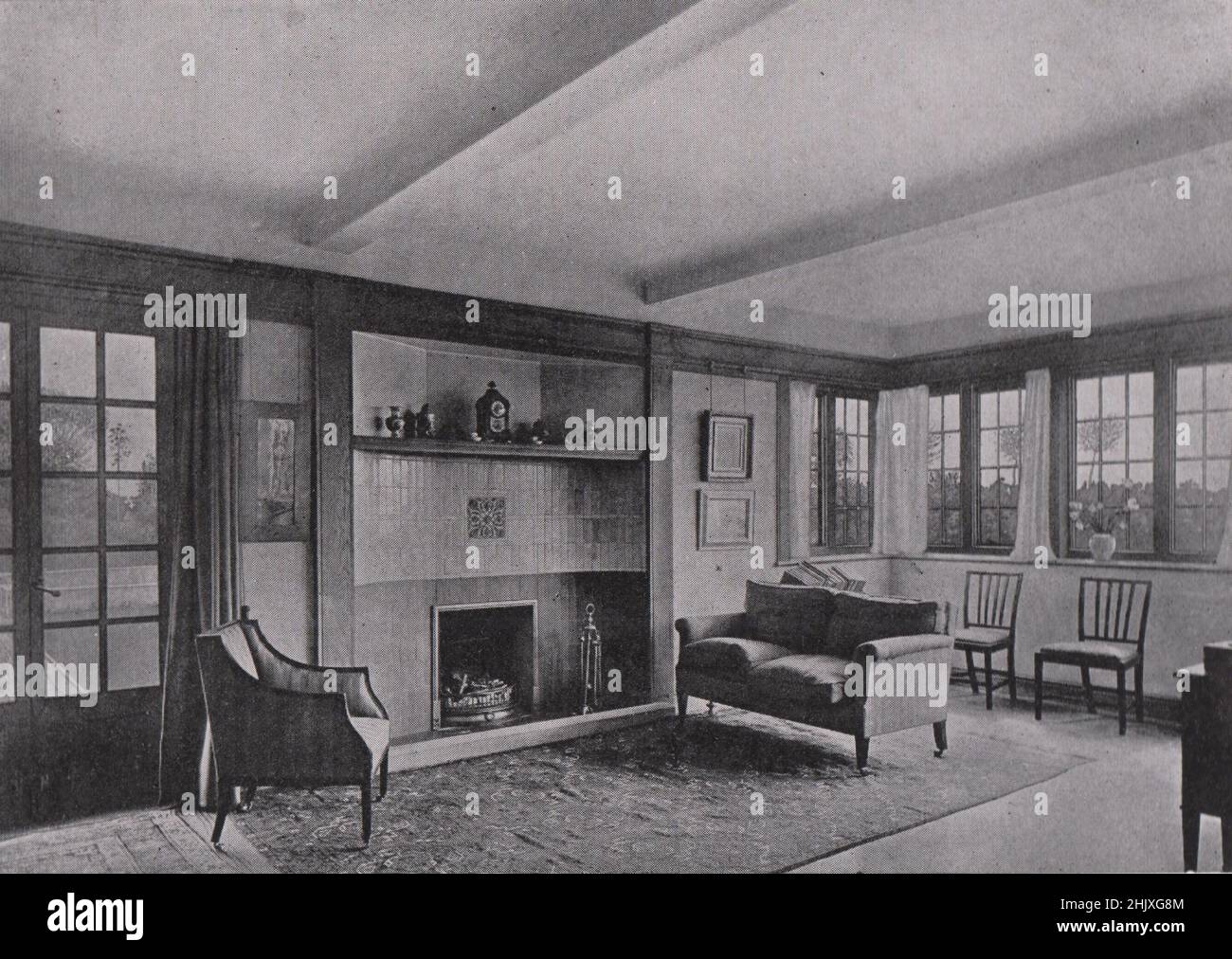 The Guest parlour. Oxfordshire. Harpsden wood house, Henley. - Designed ...