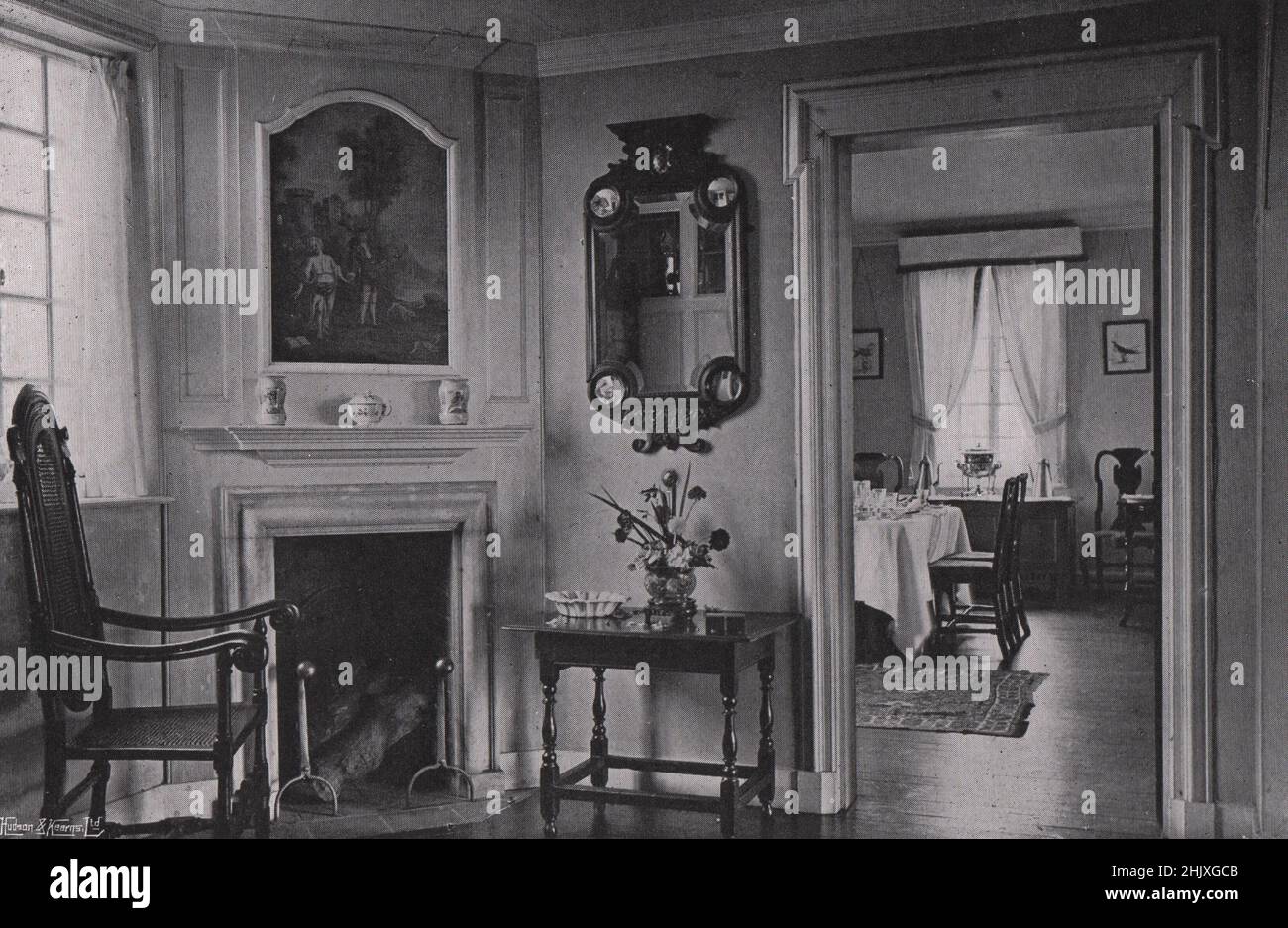 From hall to Dining-room. Oxfordshire. Breach House, Cholsey ...