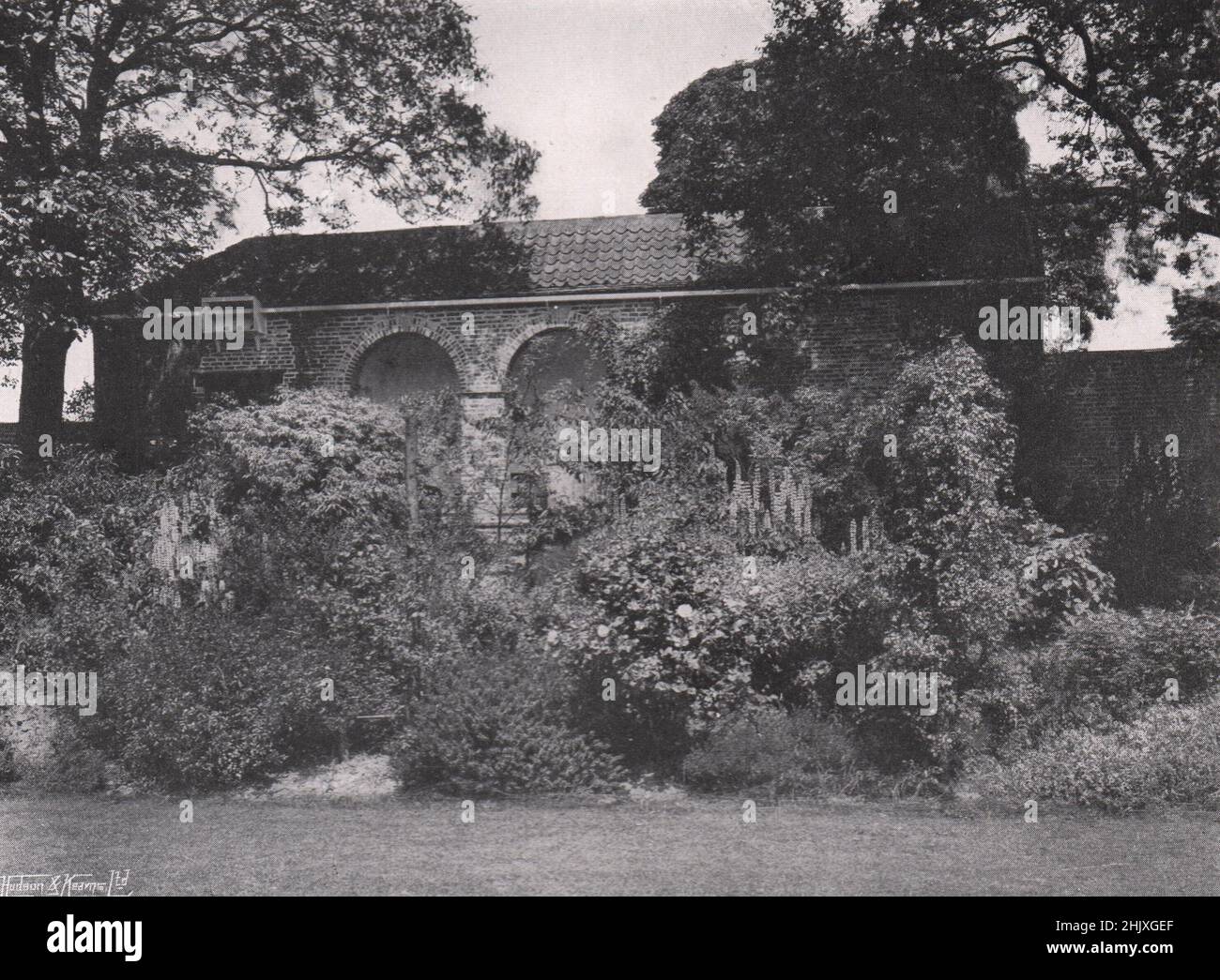 Mount and Garden-house. Yorkshire. Whixley Hall, near York. - And its ...