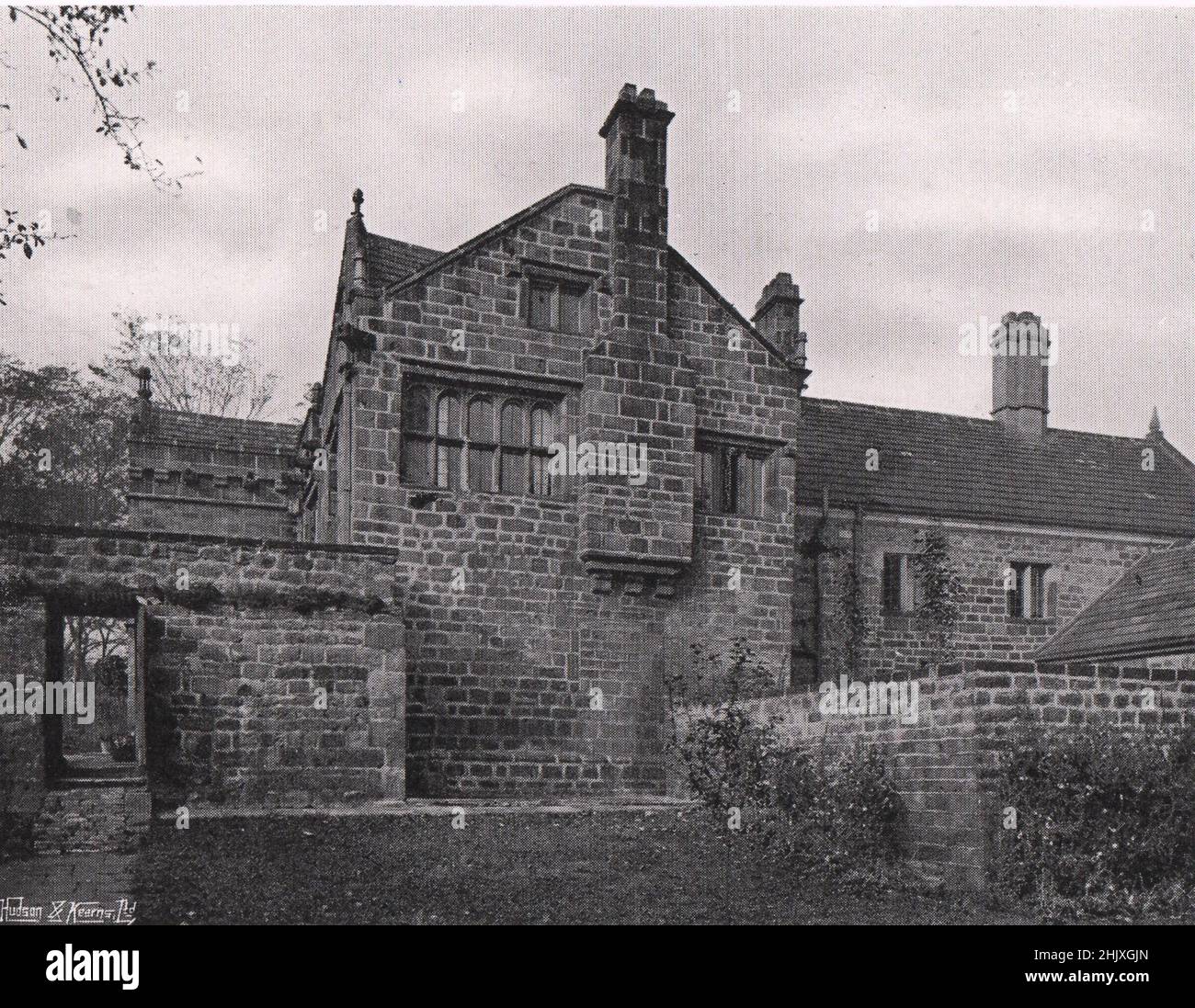 The east front. Yorkshire. Guiseley Rectory, near Leeds. - And its ...