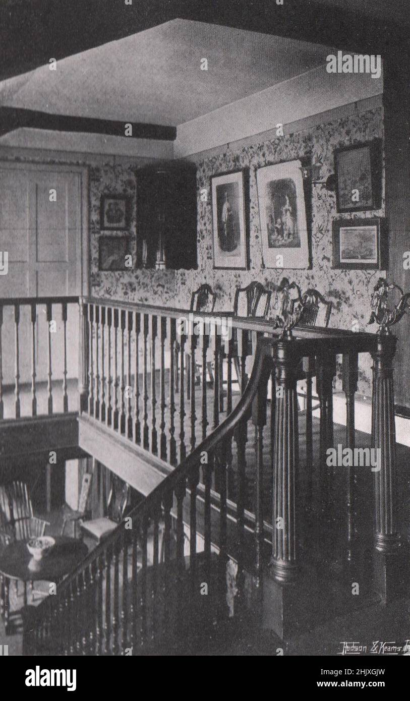 The Staircase. Yorkshire. Guiseley Rectory, near Leeds. - And its ...