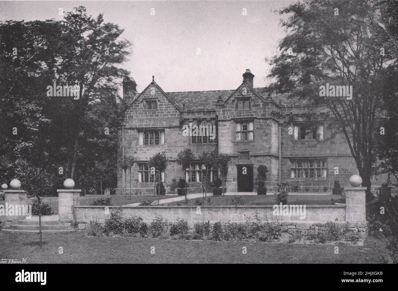 The Garden Front. Yorkshire. Guiseley Rectory, near Leeds. - And its ...