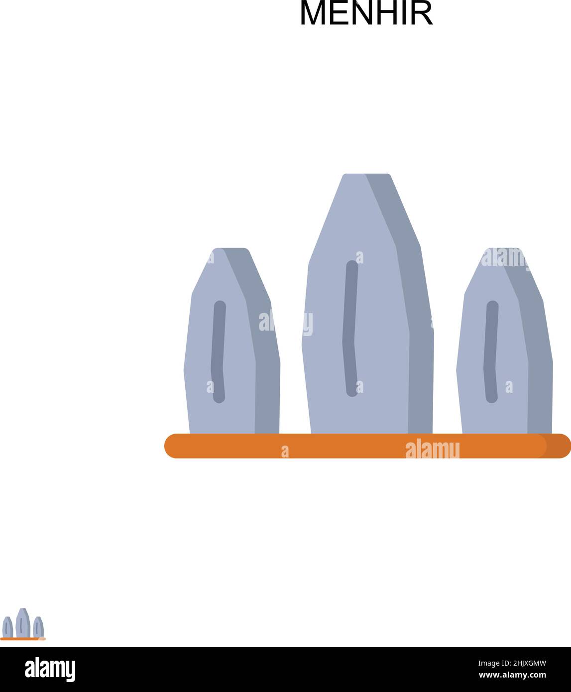 Prehistoric menhir Stock Vector Images - Alamy