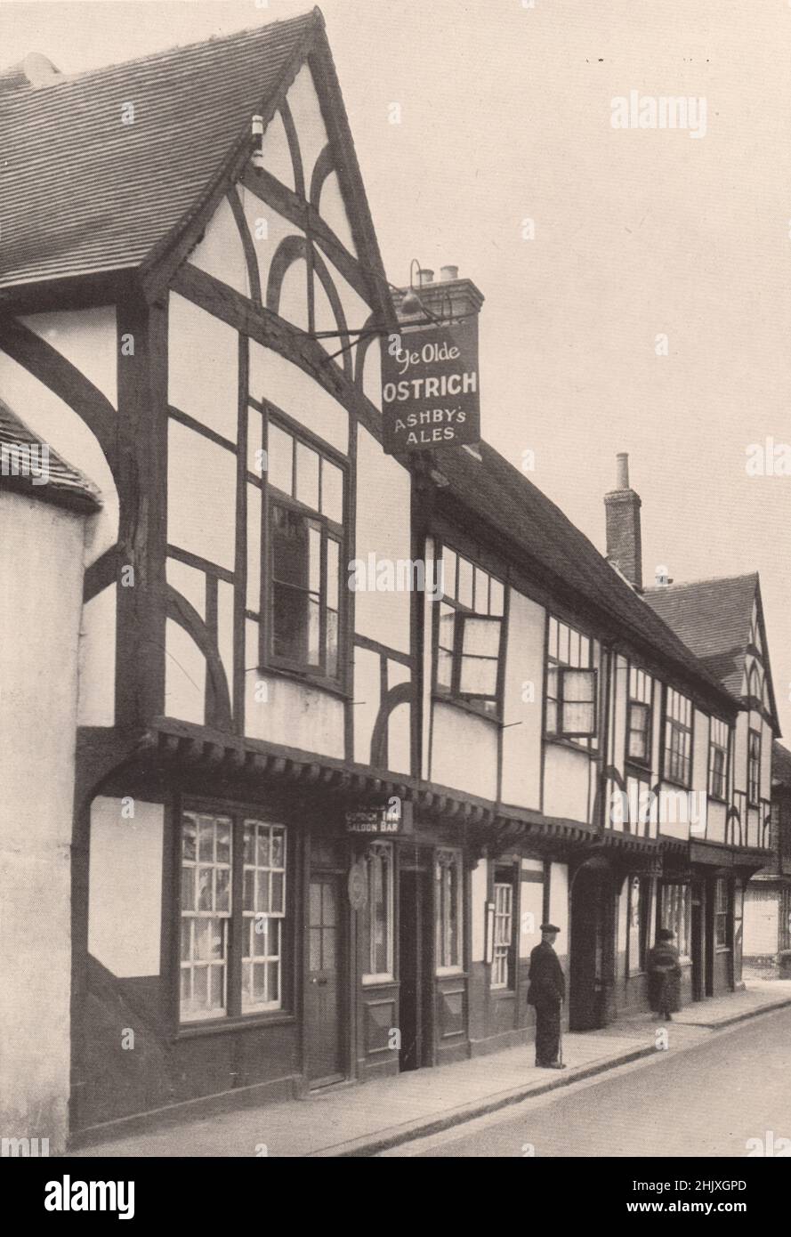 The Ostrich Inn, Colnbrook. Buckinghamshire (1932 Stock Photo - Alamy