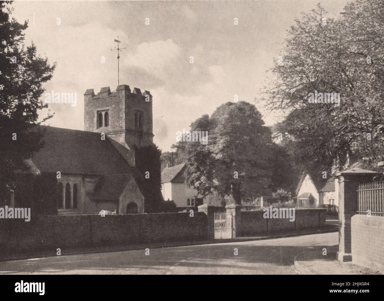 Fulmer Church. Buckinghamshire (1932 Stock Photo - Alamy
