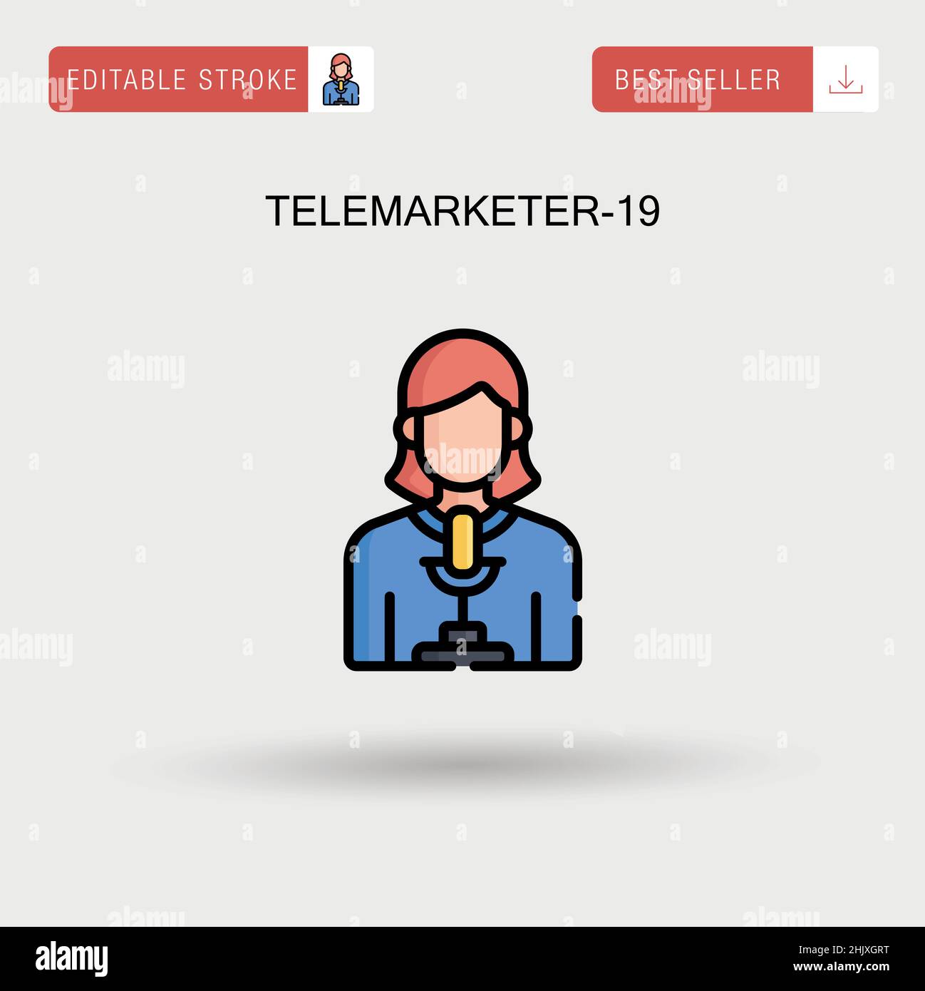 Tele operator Stock Vector Images - Alamy