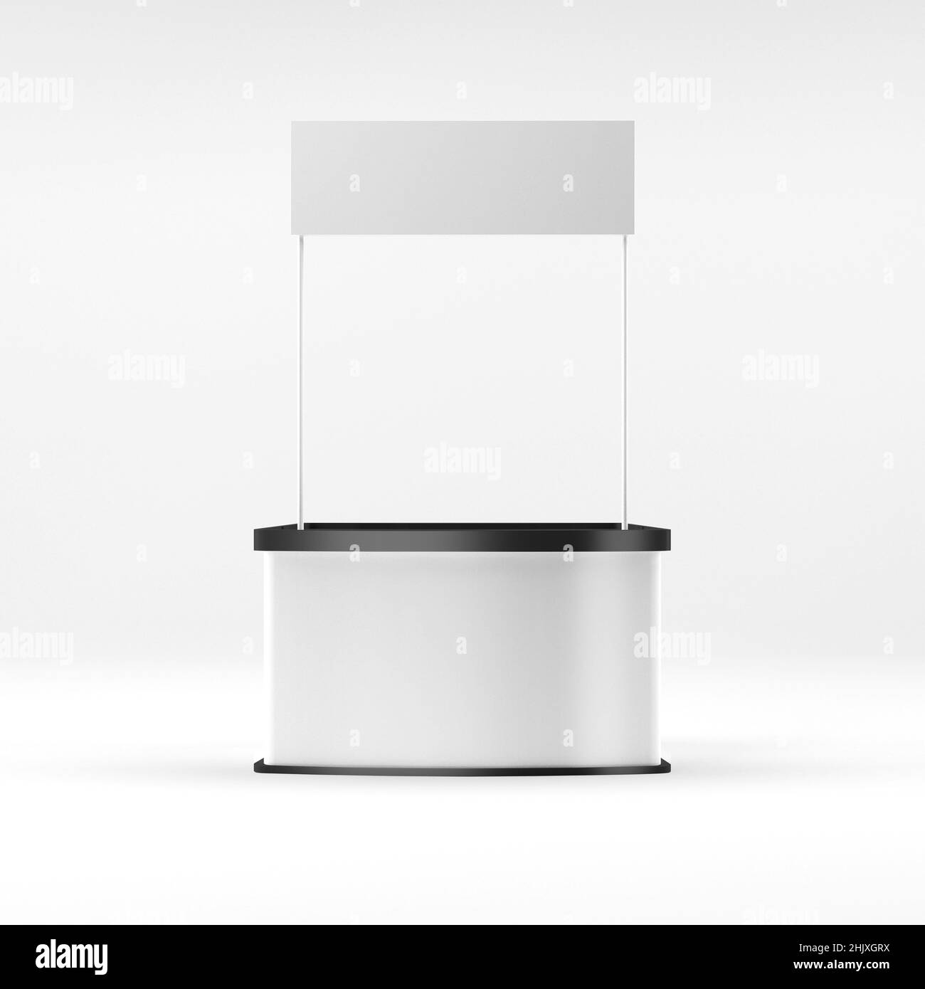 Promo Exhibition Display Stand Mockup 3D Rendering Stock Photo - Alamy