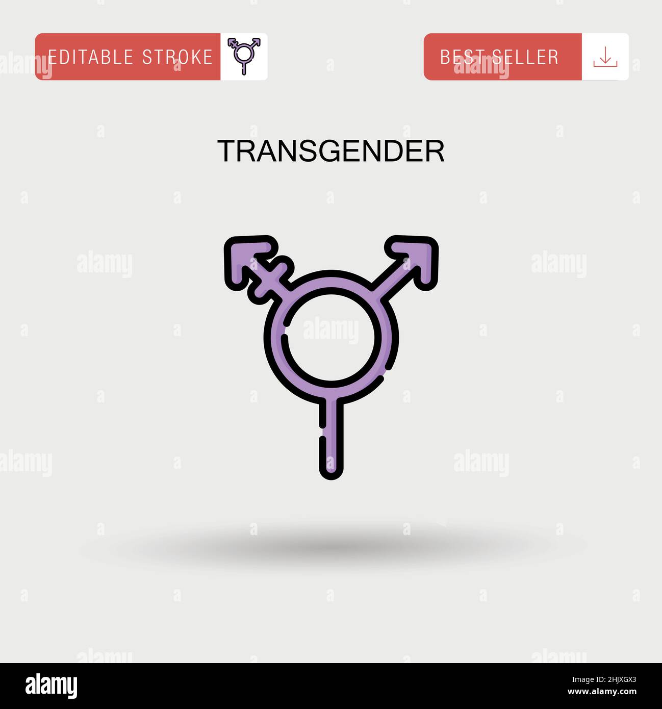 Transgender Simple vector icon Stock Vector Image & Art - Alamy