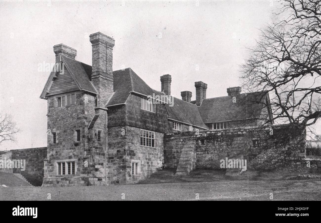 "Oldcastle," Dallington, View from the South-West. Sussex. Ernest ...