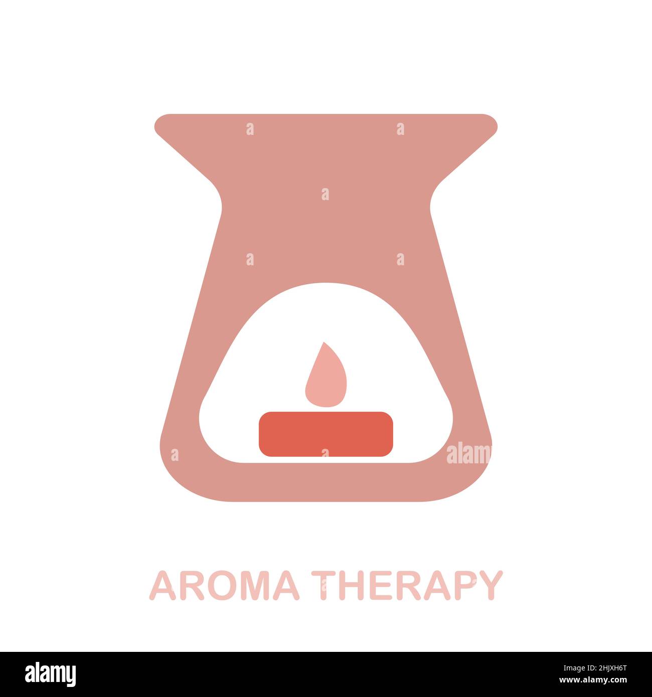 Aroma Therapy flat icon. Colored element sign from spa therapy ...