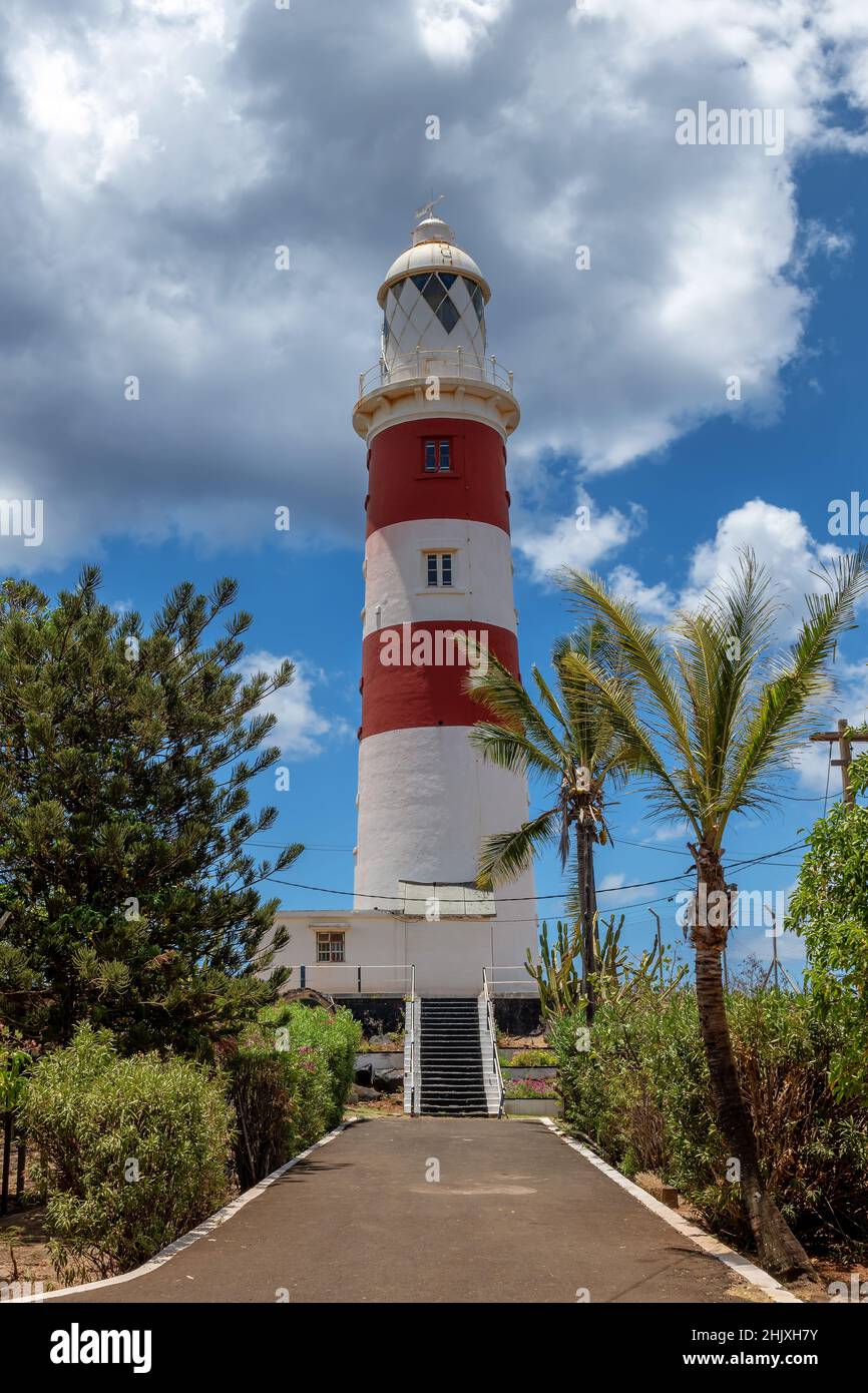Beautiful Lighthouse in Mauritius Island Stock Photo - Alamy