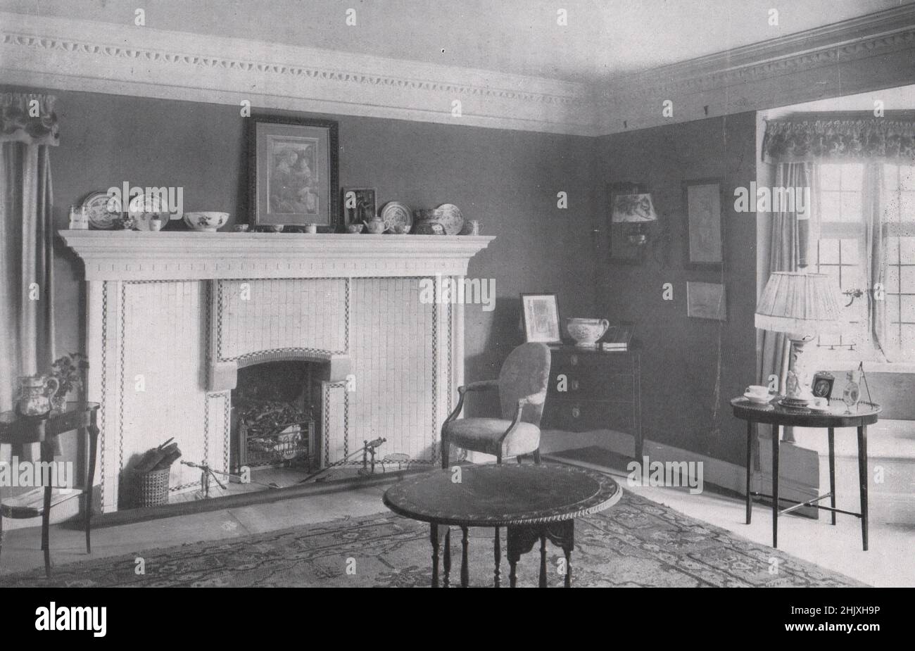 "Wildshaw," Limpsfield, Surrey : View in Drawing-room. Arthur Keen ...