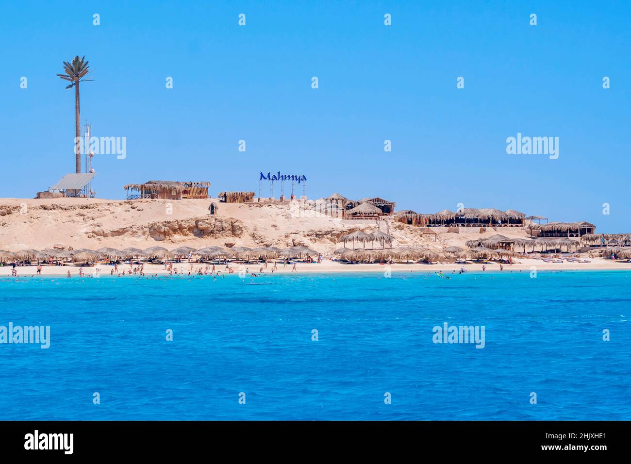 Seascape, Red Sea, Beach Mahmya Island, Hurgada, Egypt Stock Photo - Alamy