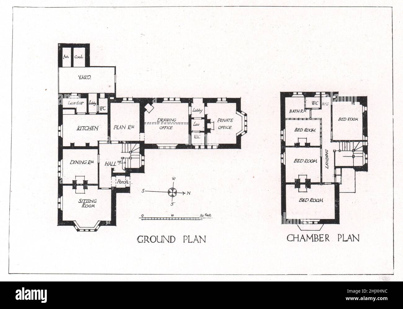 Superintendents house in the Elan Valley, Wales. Herbert T. Buckland ...