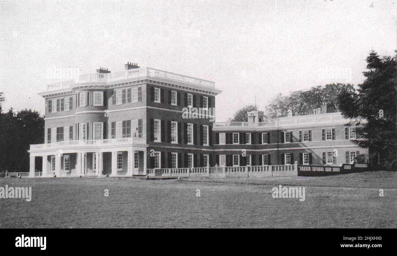 Bicton Hall, Devon - View from the South-east. Walter J. Tapper ...