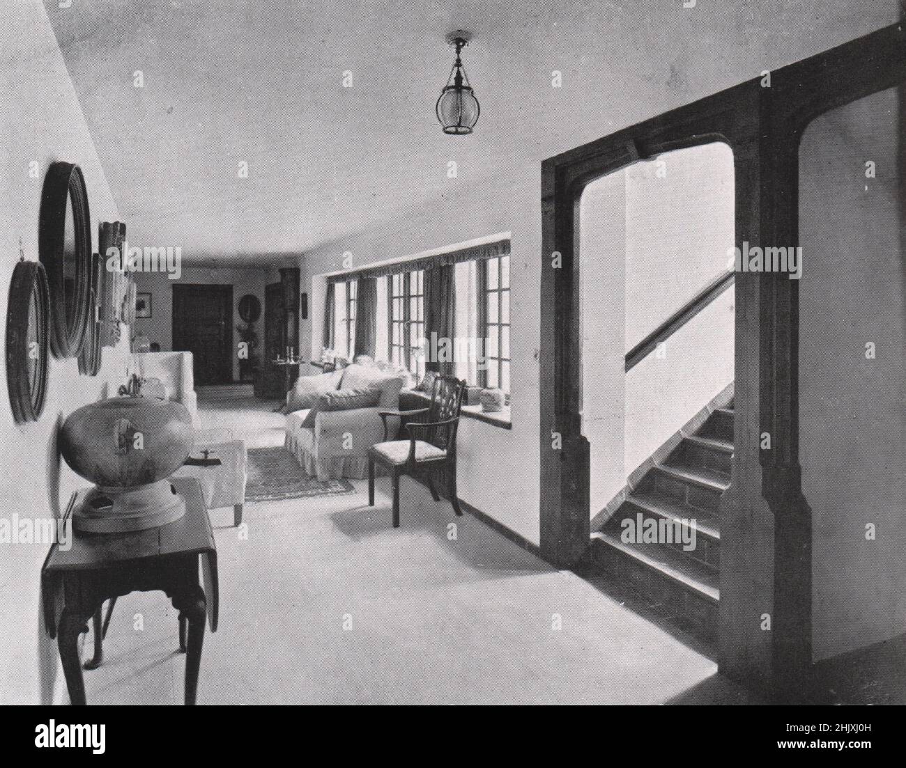 Coldharbour Manor, Forest Row, Sussex : View in Hall. E. Turner Powell ...