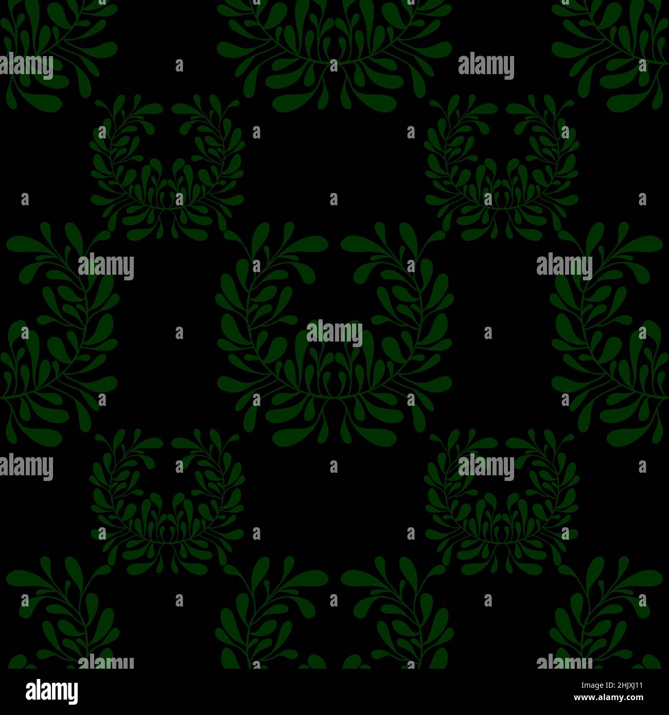 Seamless leaves and branches pattern for fabrics and textiles and cards ...