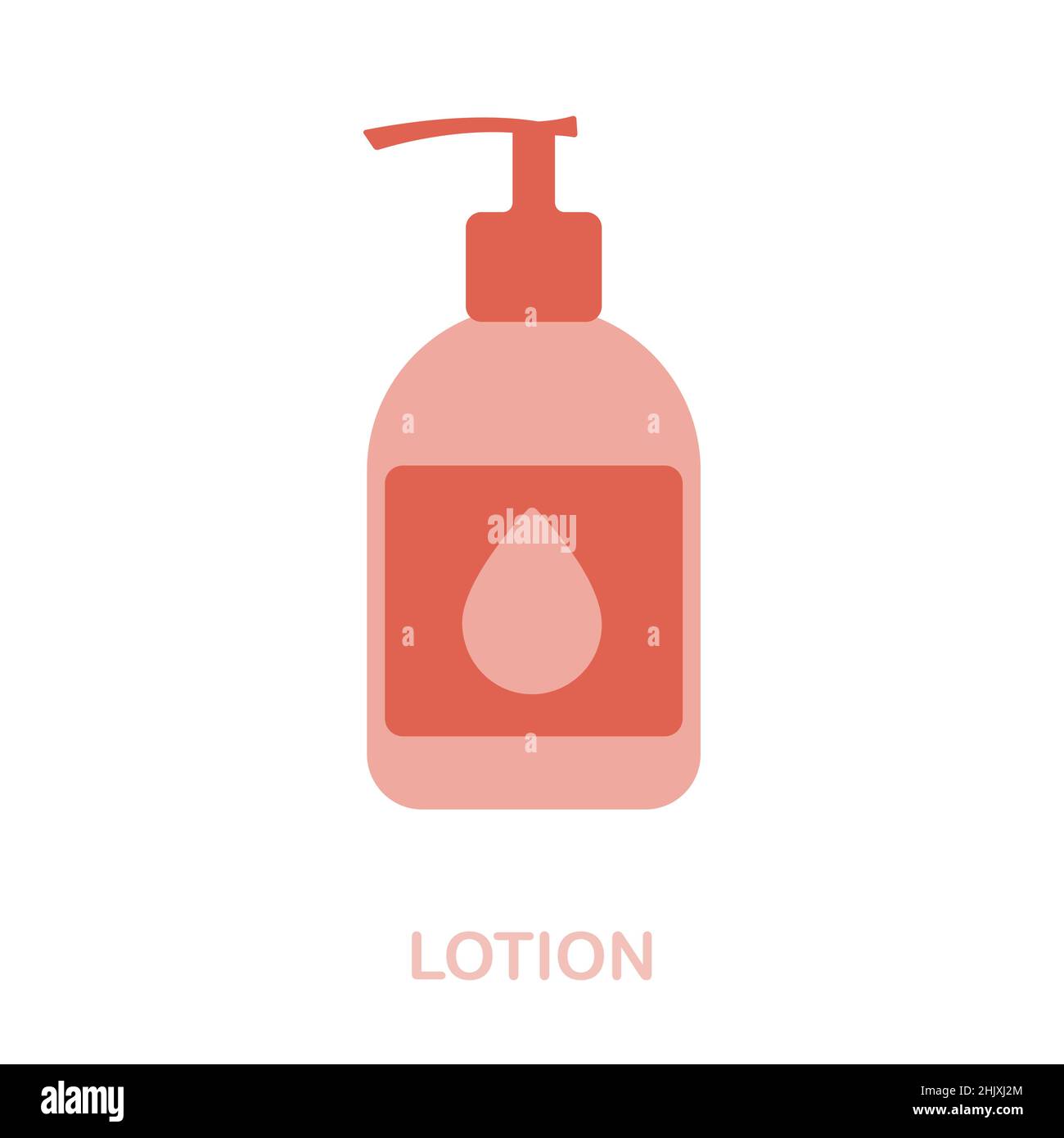 Lotion flat icon. Colored element sign from spa therapy collection ...