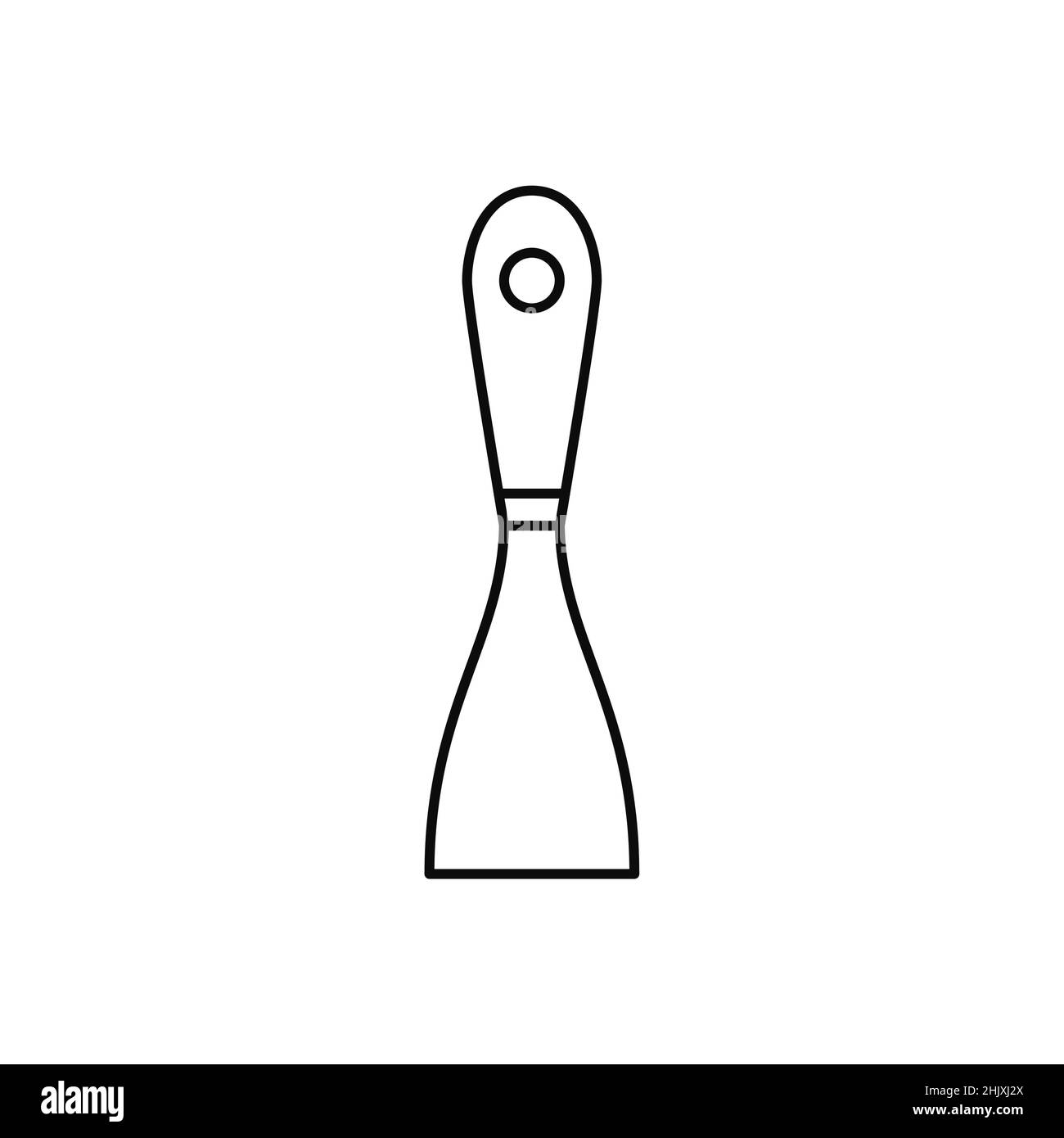 Scraper icon in line art style Stock Vector Image & Art - Alamy