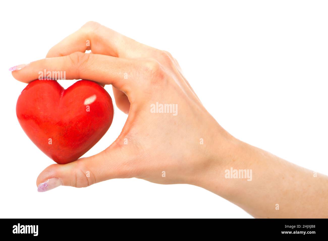 Herz an hand symbol hi-res stock photography and images - Alamy