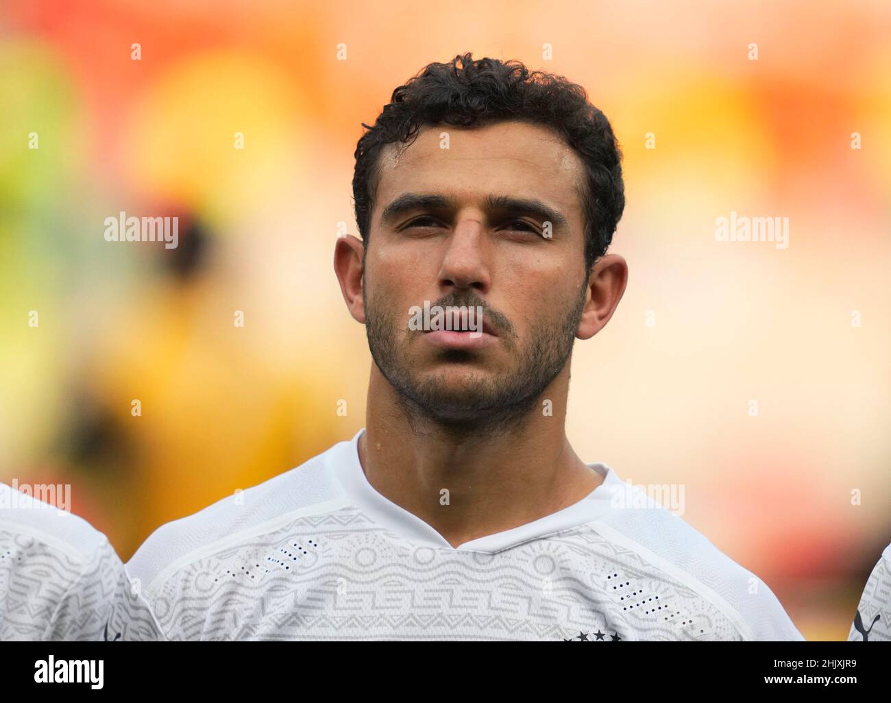 Douala, Cameroon, January, 26, 2022: Hamdy Fathy of Egypt during Egypt ...