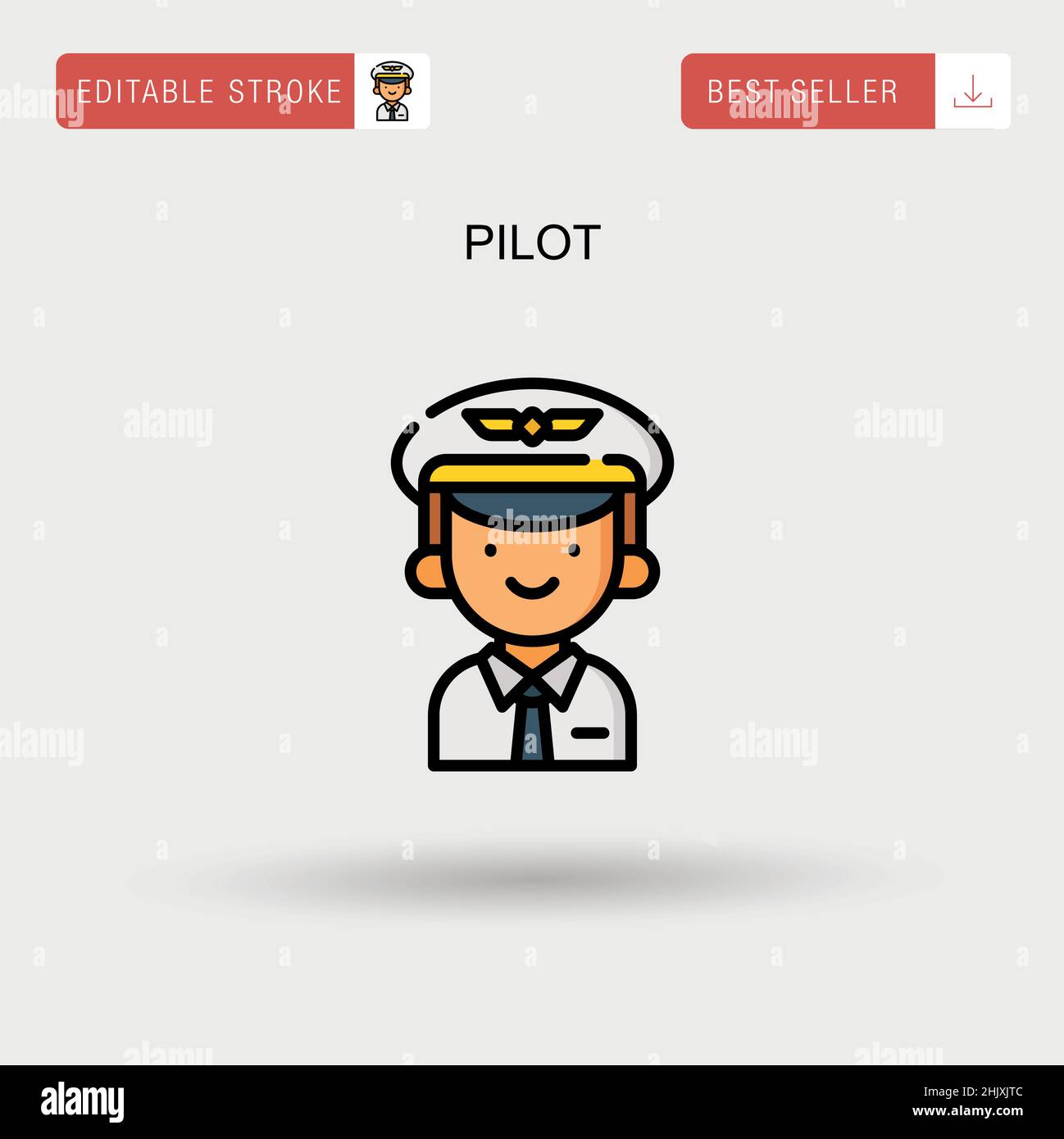Female pilot cockpit Stock Vector Images - Alamy